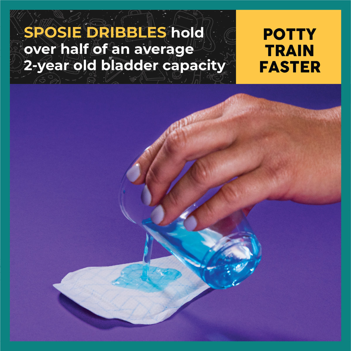 Sposie Dribbles Absorbent Potty Training Pads